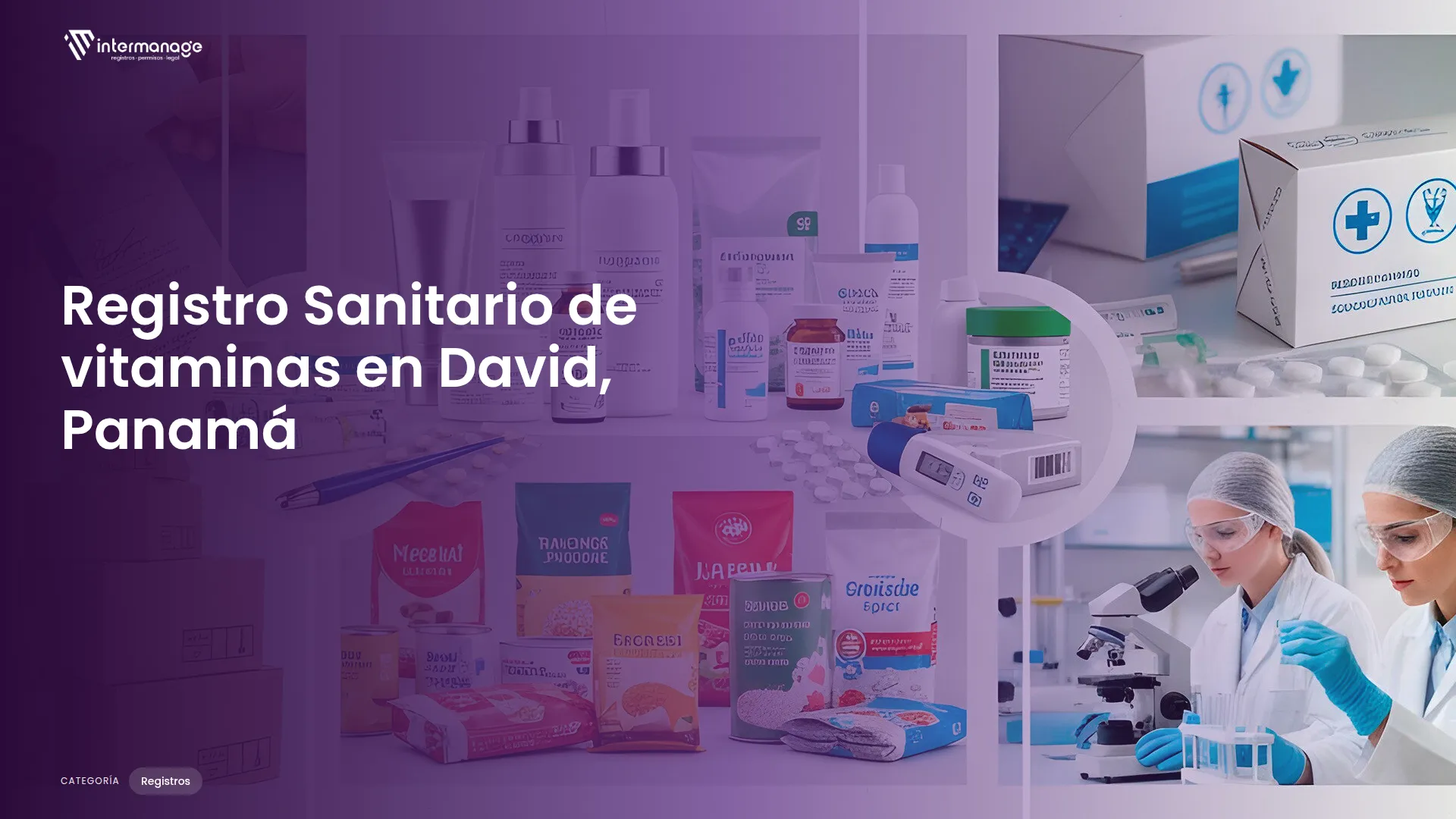 Registro Sanitario de vitaminas en David, Panamá
